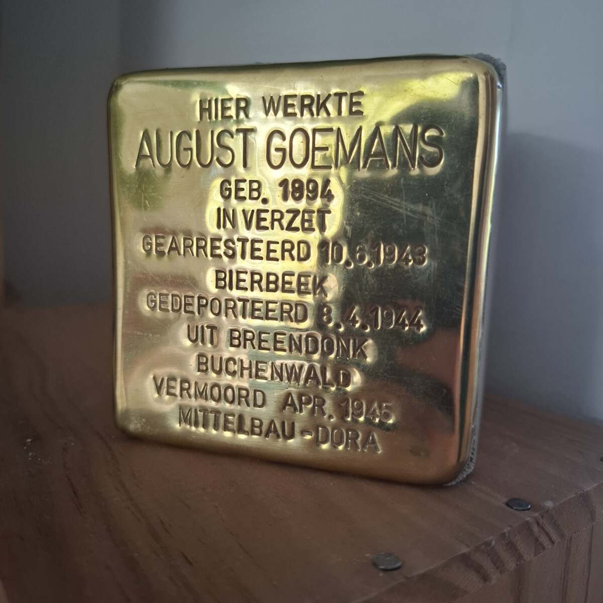 Nieuw! Struikelstenen - De borre